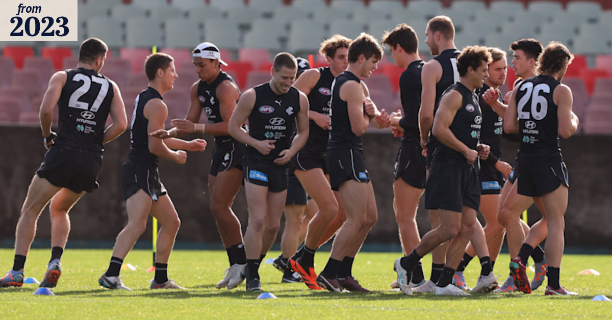 AFL 2023: Michael Voss bemused by report of Carlton Blues player ...