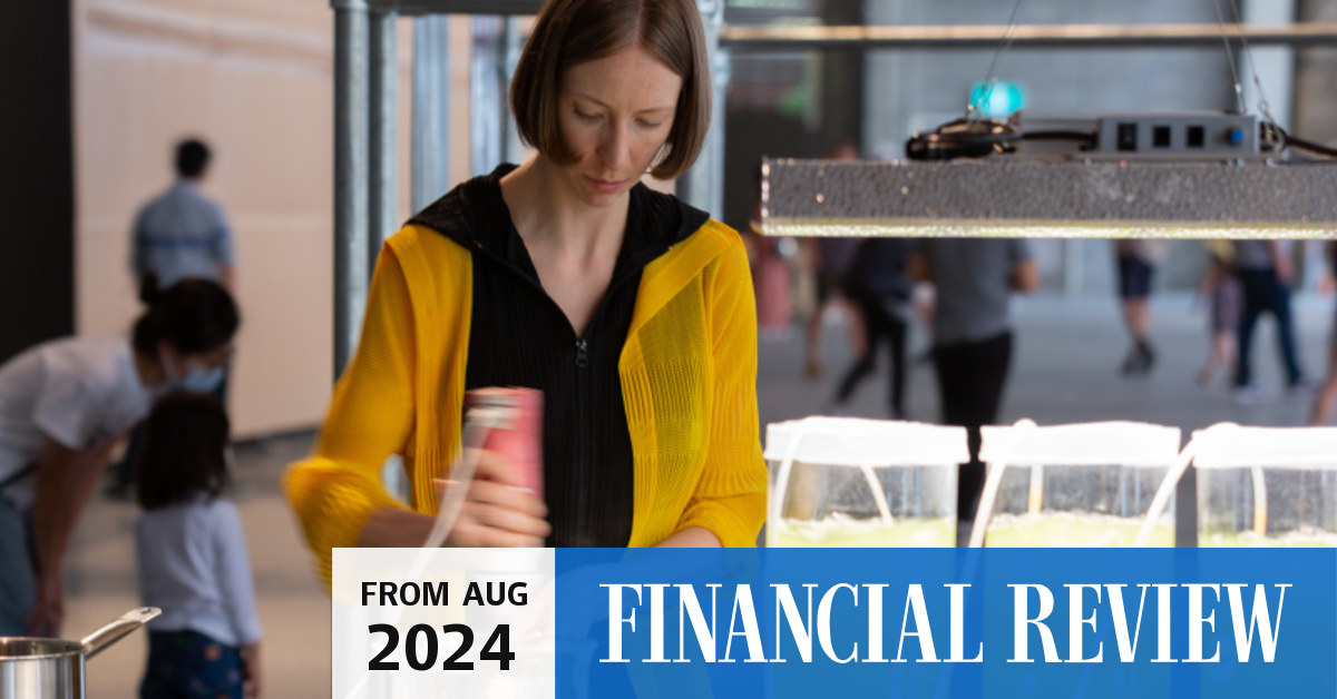 Materials researcher Jessie French turns algae into art and a ...