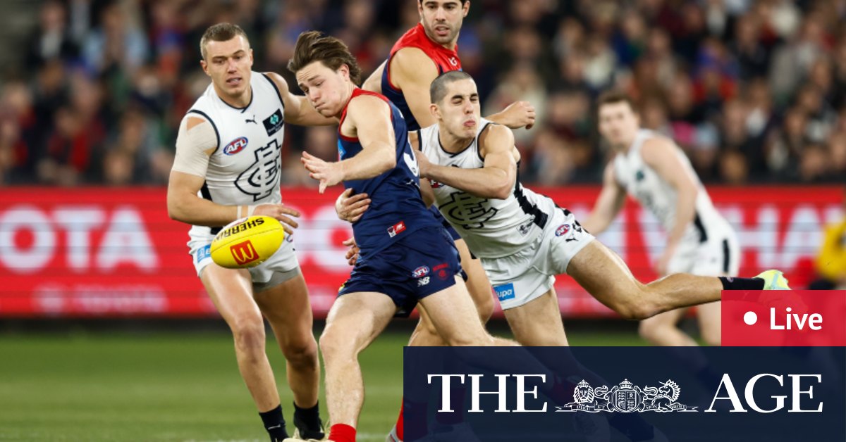 AFL 2023 round 12 LIVE updates: Melbourne Demons v Carlton Blues ...