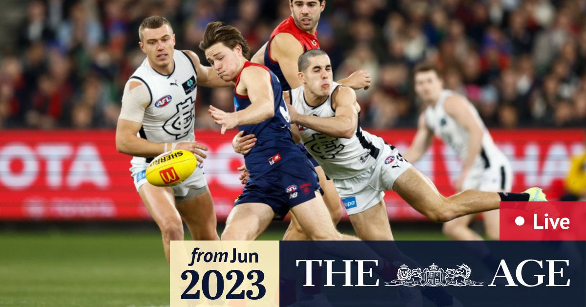 AFL 2023 round 12 LIVE updates: Melbourne Demons v Carlton Blues ...