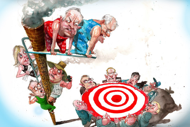 PM beset by events, bereft of goals, surplus slipping