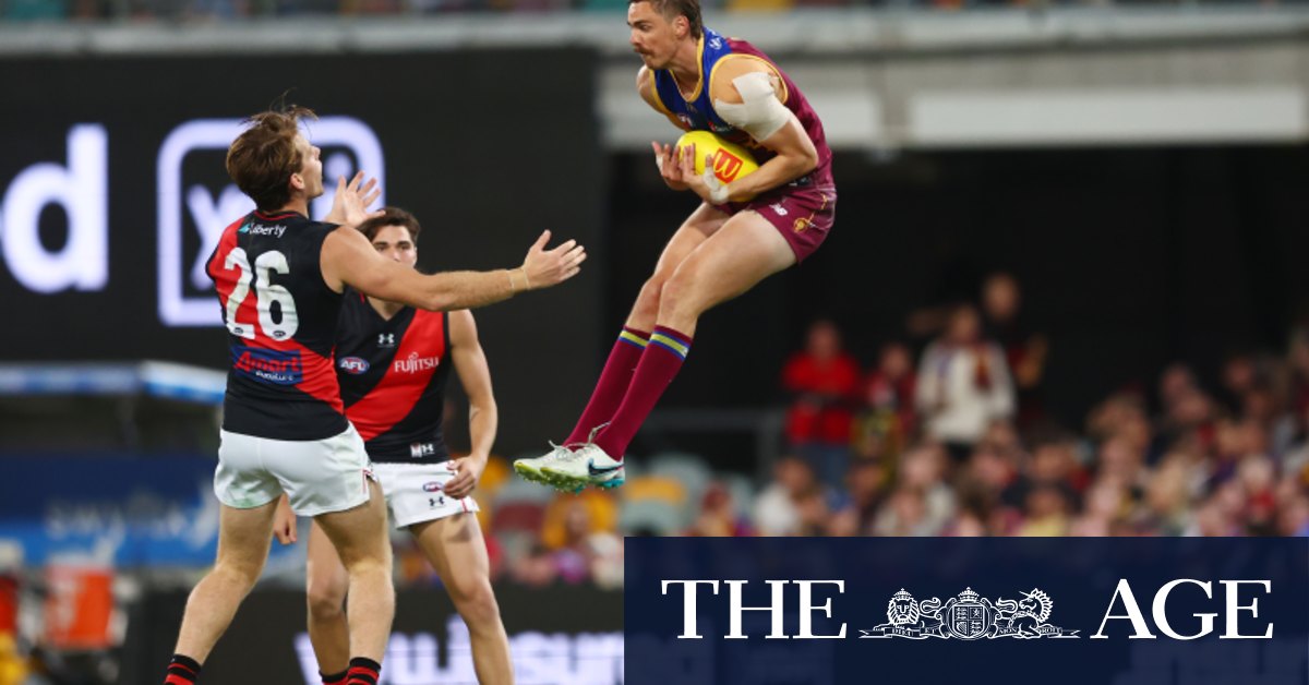 AFL 2023: Joe Daniher leads Brisbane Lions to win over Essendon Bombers