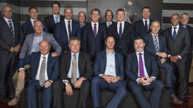 Australia's 1999 Rugby World Cup winning Wallabies celebrate with John ...