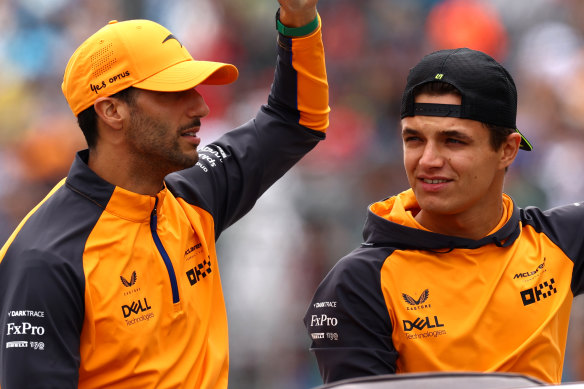 Daniel Ricciardo gets no sympathy from McLaren teammate Lando Norris