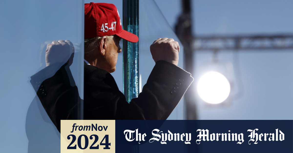 US election 2024: Behind Trump’s bulletproof glass panels at rallies