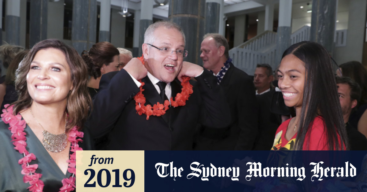 Midwinter Ball: Scott Morrison's joke on press freedom falls flat