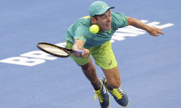 Return bout: De Minaur faces a powerful foe he’s felled before