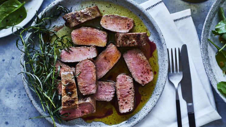 how to cook a lamb backstrap