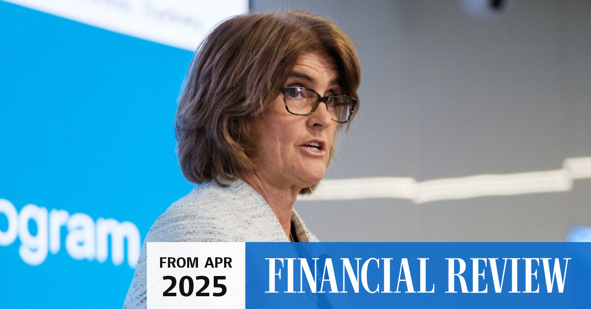 RBA governor Michele Bullock says women have to be prepared to promote ...