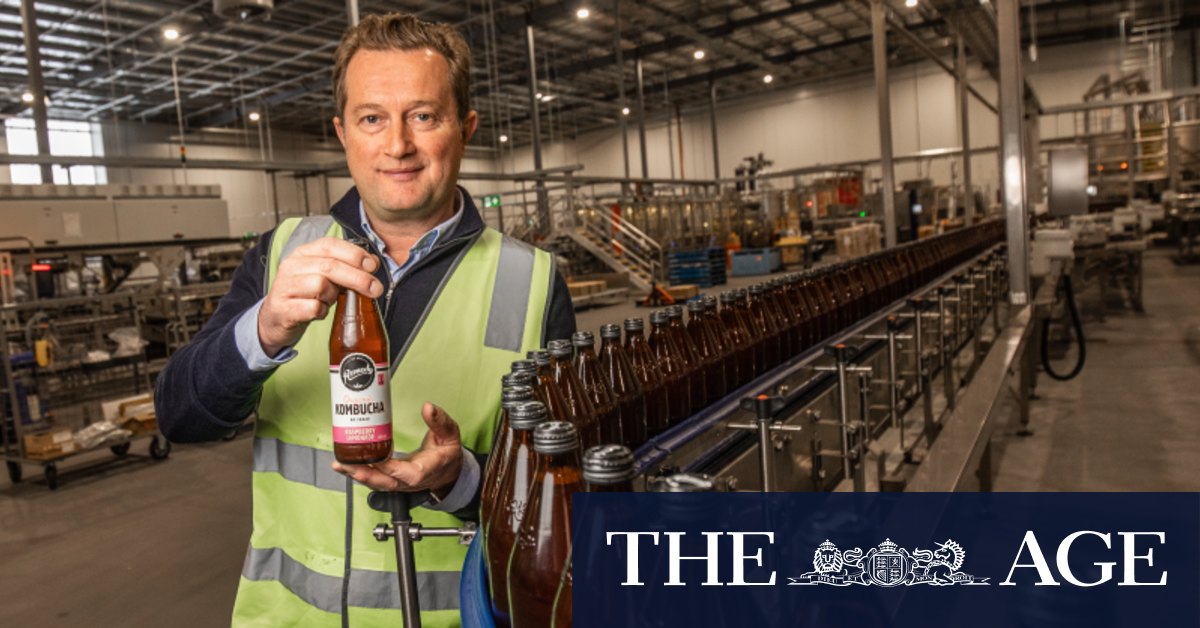 Kombucha drink factory established by Remedy Drinks at Dandenong