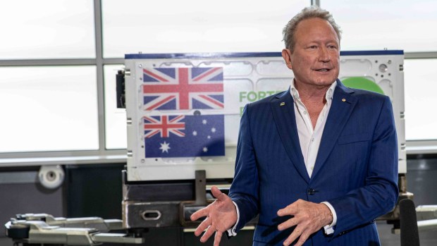 Andrew Forrest is about to open a huge US battery making hub in the US ...