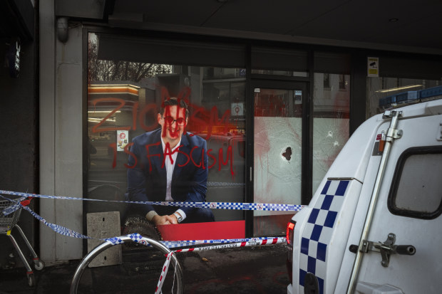 Vandals ‘should face law’ after targeting Jewish MP Josh Burn’s office ...