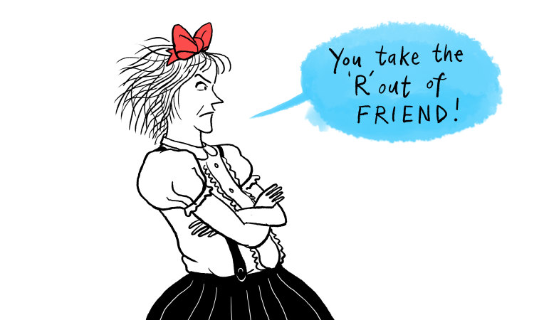 How to ditch friends. Hint, you don't have to be nice.