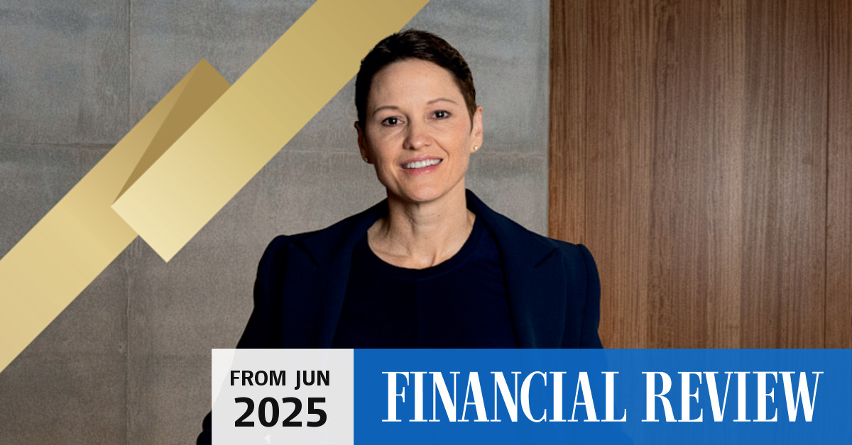 Philippa Watson named overall winner of the Financial Review Women in ...