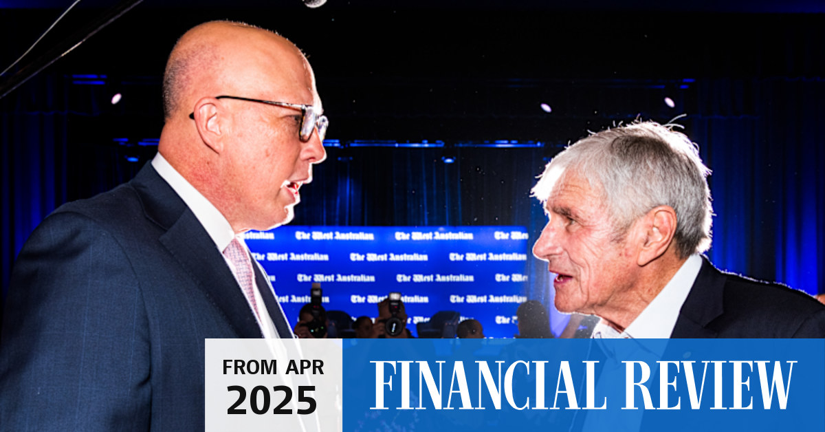 Election 2025: Peter Dutton gets down to business breakfast in Perth ...