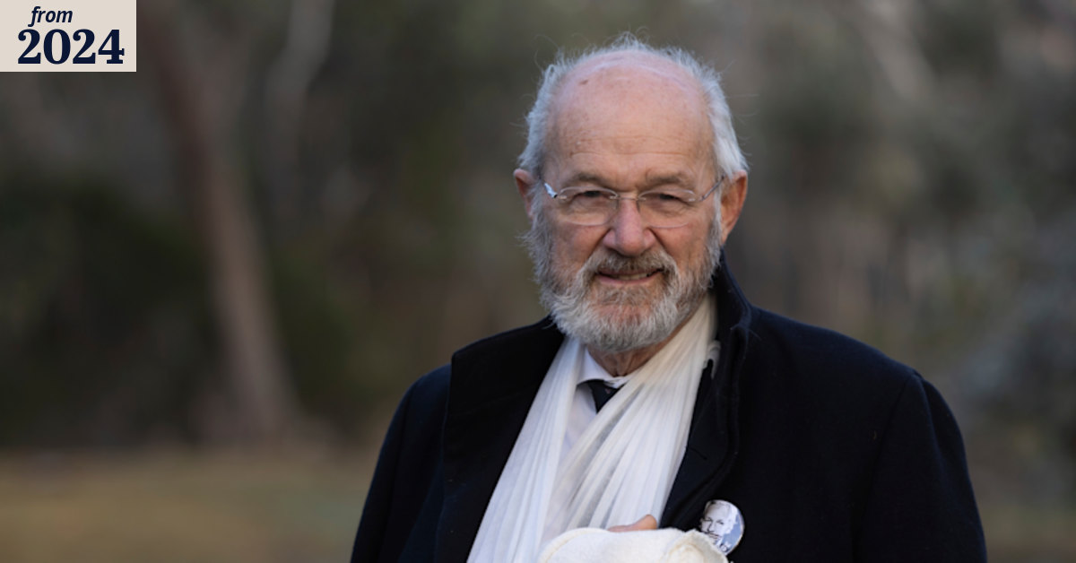 Julian Assange’s father John Shipton waits for reunion