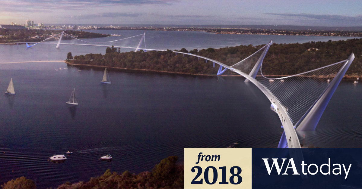 Central Perth development plan includes eight new bridges, much bigger ...