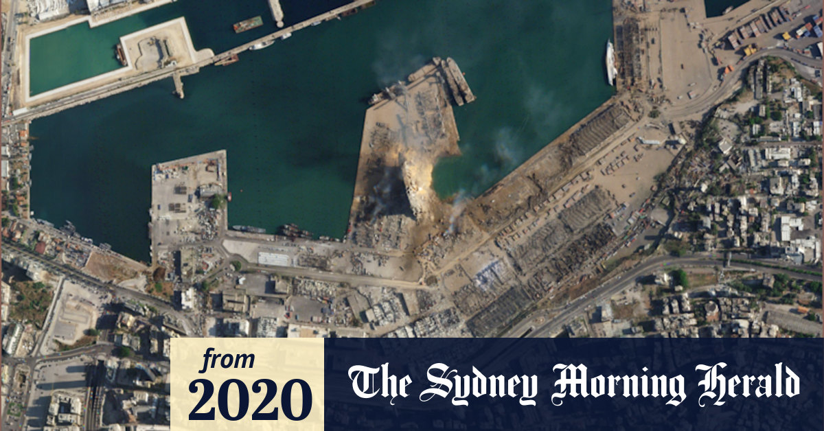 Lebanon blast in pictures: before and after the explosion