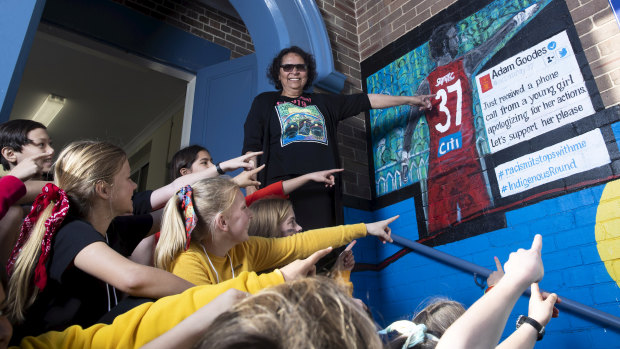 Schoolchildren point out good reasons to support Adam Goodes