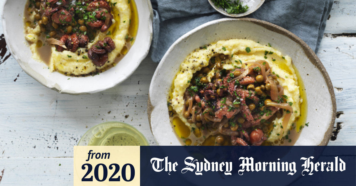 Neil Perry recipe: baby octopus with riesling and peas