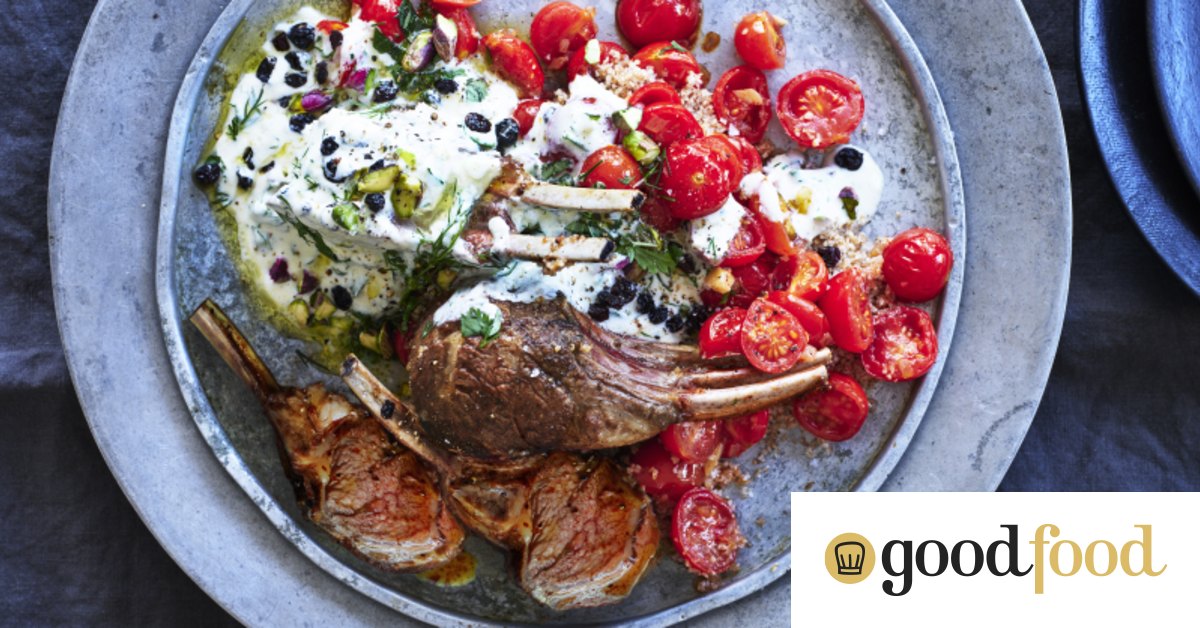 Middle Eastern recipe: Baharat roasted lamb racks with herbed burghul ...