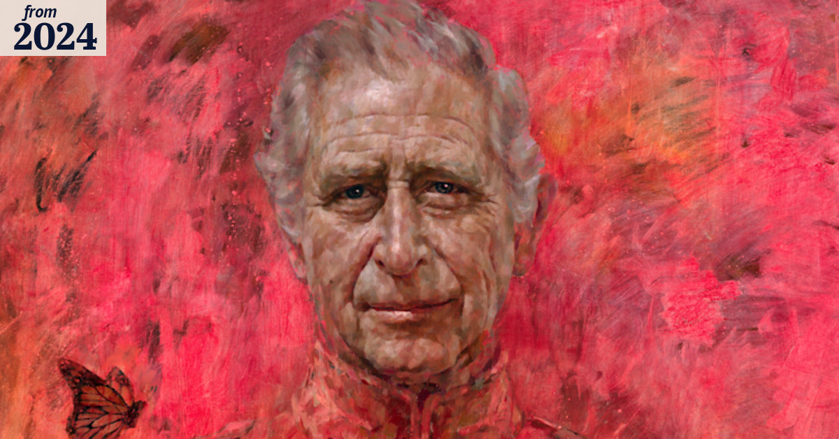 King Charles unveils his first portrait since coronation
