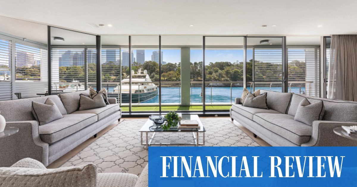 Jessica Ingham is selling her apartment at Finger Wharf for about $15 ...