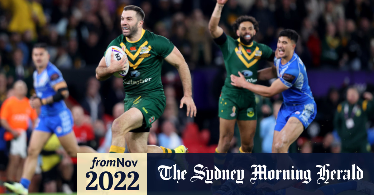 Australia v Samoa World Cup: Australia rocks Samoa to win Rugby League ...