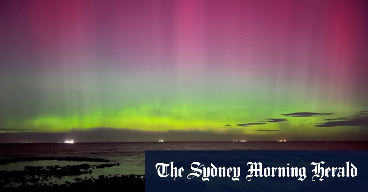 Aurora australis: Southern lights seen in Melbourne, Adelaide and Perth ...