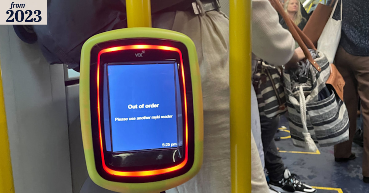 Major myki outage disrupts Melbourne afternoon commute