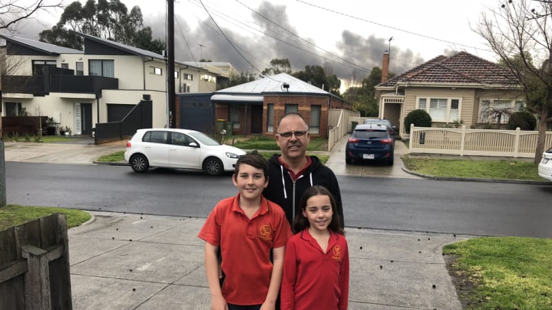 Families living near factory fire say 'we haven’t been told anything'