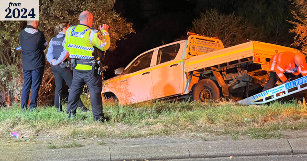 Perth man charged with running over police officer
