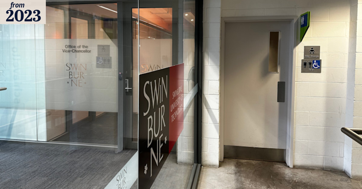 Swinburne University vice chancellor’s ensuite: students and union ...