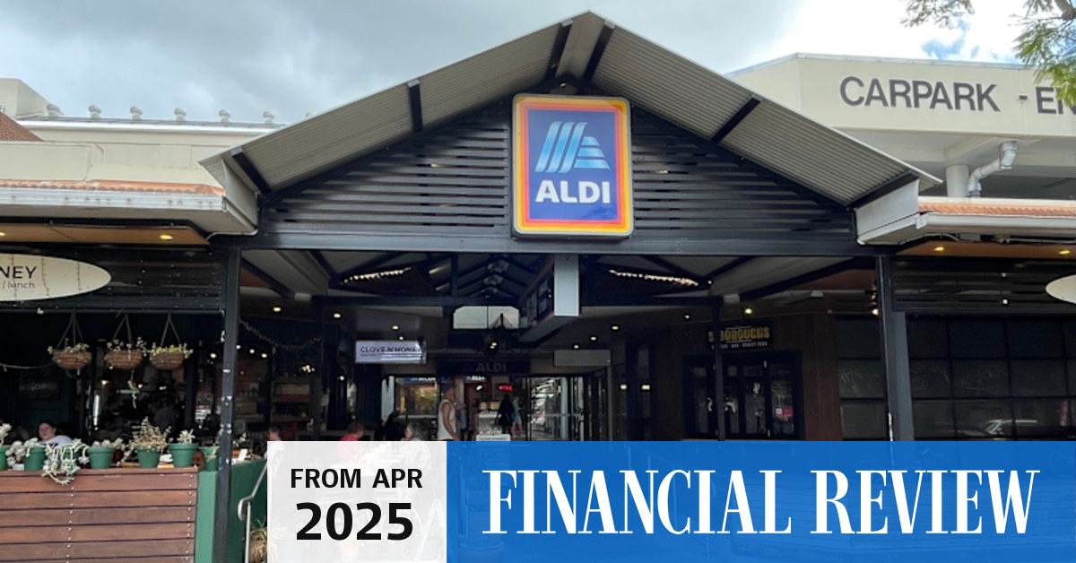 German retailer Aldi doubles net profit in Australia