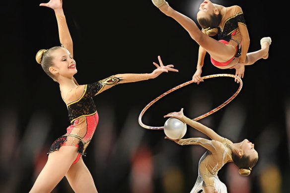 Rhythmic gymnast Emma Frroku on cusp of Olympic history after family ...