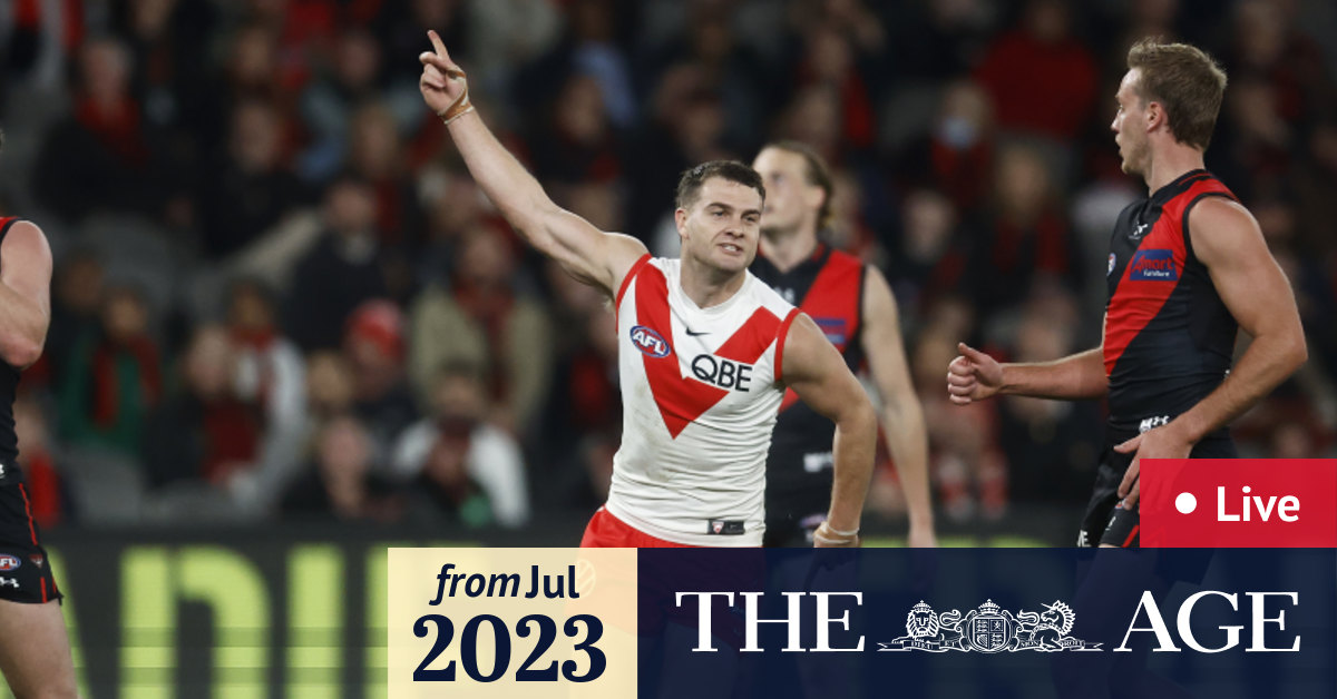 As it happened: Essendon Bombers v Sydney Swans; Adelaide Crows v Port ...