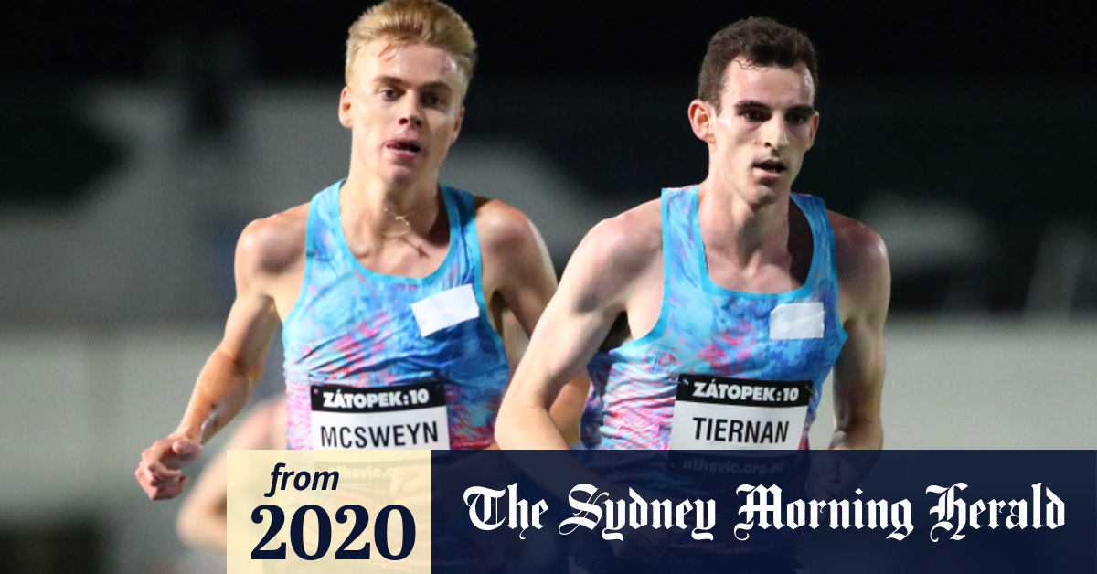 Patrick Tiernan breaks Australian 10,000 metres record