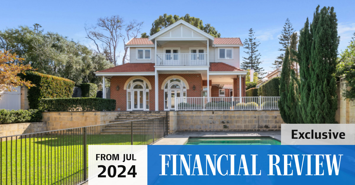 Property prices: Wesfarmers exec Ed Bostock sells Cottesloe mansion for ...
