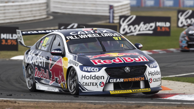 Van Gisbergen evades fire and rain for Supercars win