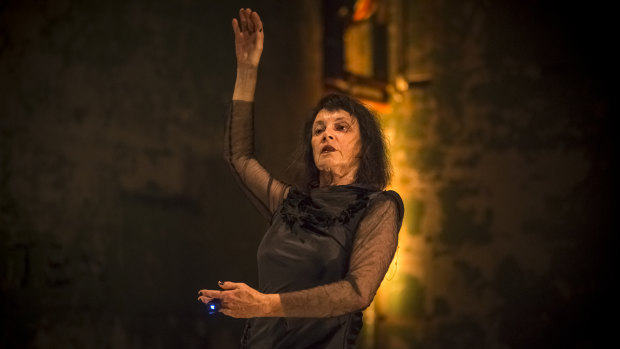 Audience transfixed by unnerving performance