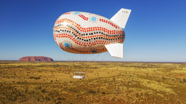 Battle to bring back controversial Uluru blimp flies into court