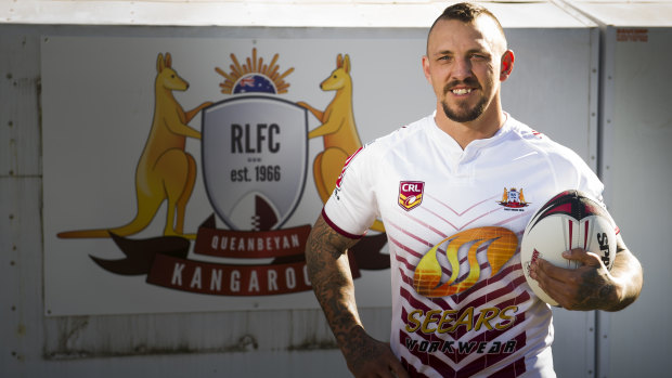 Kangaroos veteran Josh Ayers drops 23 kilograms in hunt for title