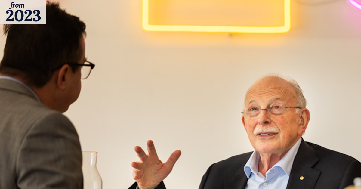 Legacy, power and the truth about politicians: Lunch with Mark Leibler