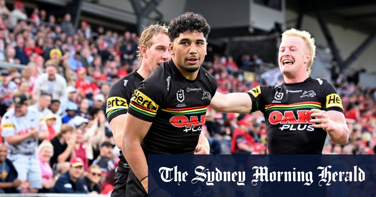 NRL 2023: Penrith Panthers beat Dolphins as Izack Tago, Tom Jenkins ...