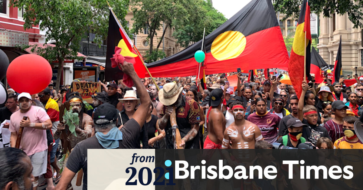 ‘This is the only way we can respond’: Brisbane Invasion Day rally ...
