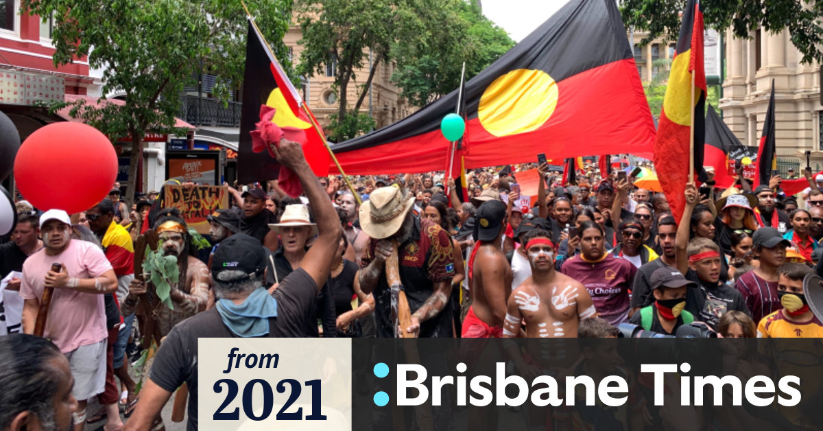 ‘This is the only way we can respond’: Brisbane Invasion Day rally ...