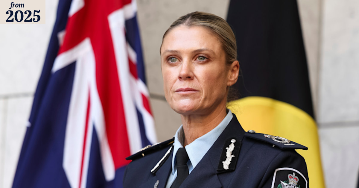 Who is the new AFP commissioner Krissy Barrett?