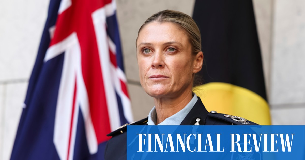 Krissy Barrett appointed first female Australian Federal police commissioner