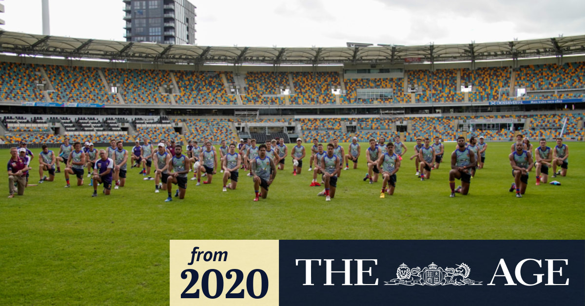Lions take a knee in stand against racism