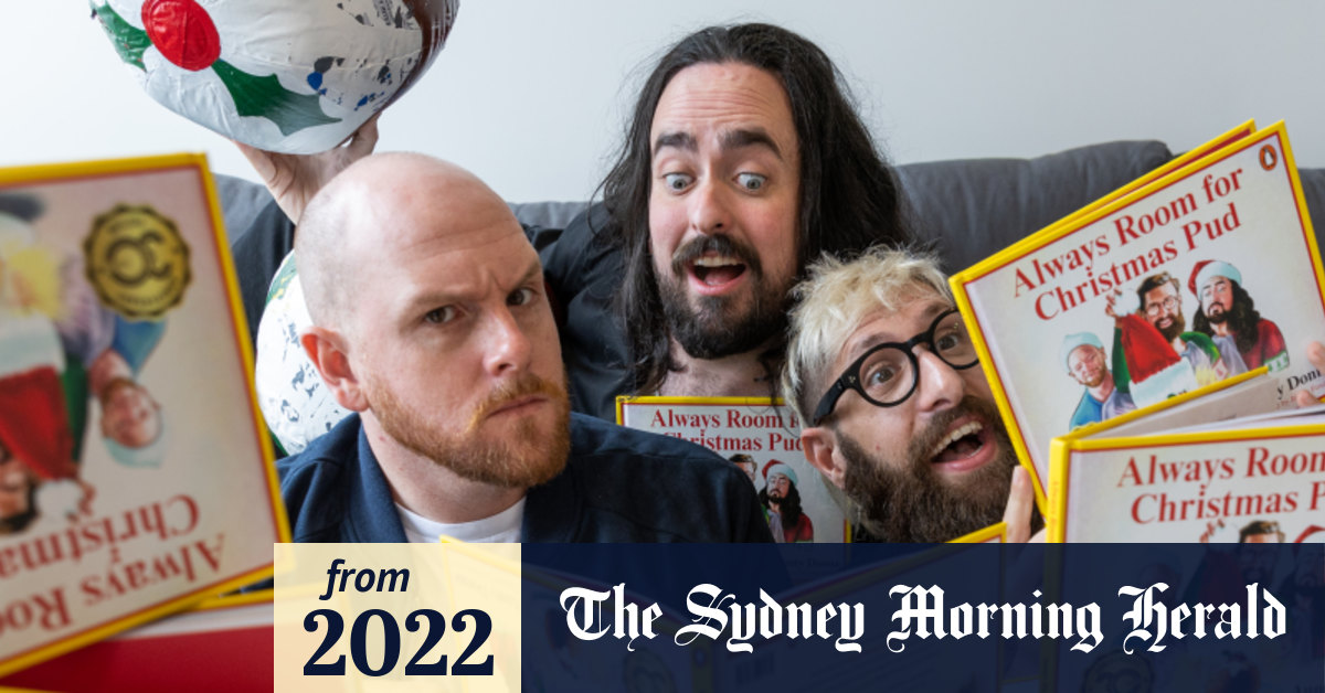 Aunty Donna on Always Room for Christmas Pud book